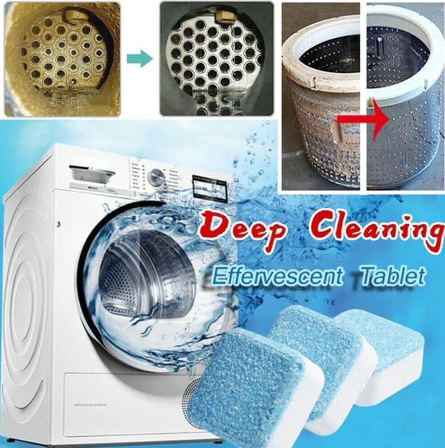 Washing Machine Deep Cleaner tablet ( Pack Of 12 Pcs ) to clean washing ...